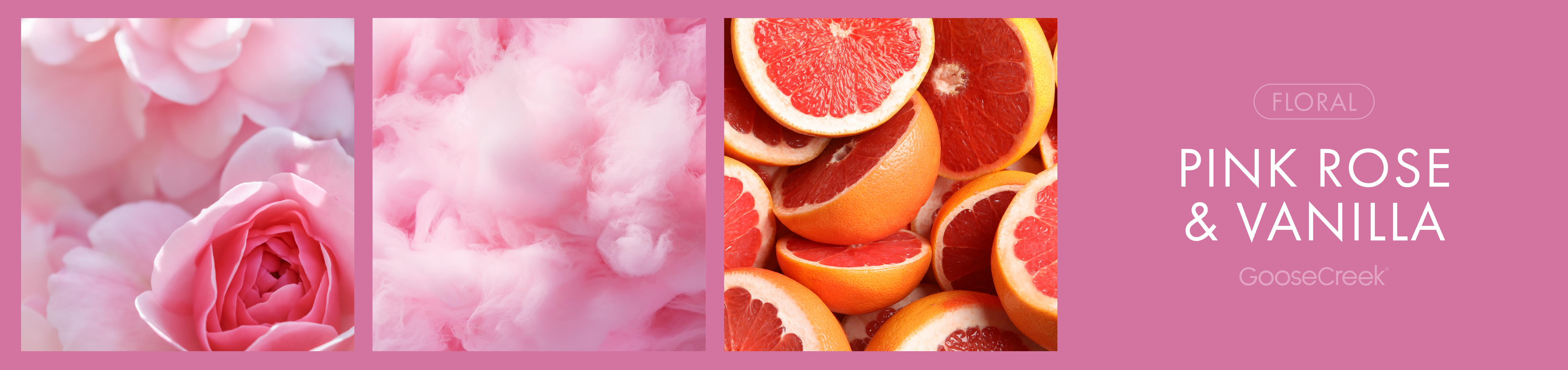 Pink Rose & Vanilla Fragrance – Goose Creek Candle