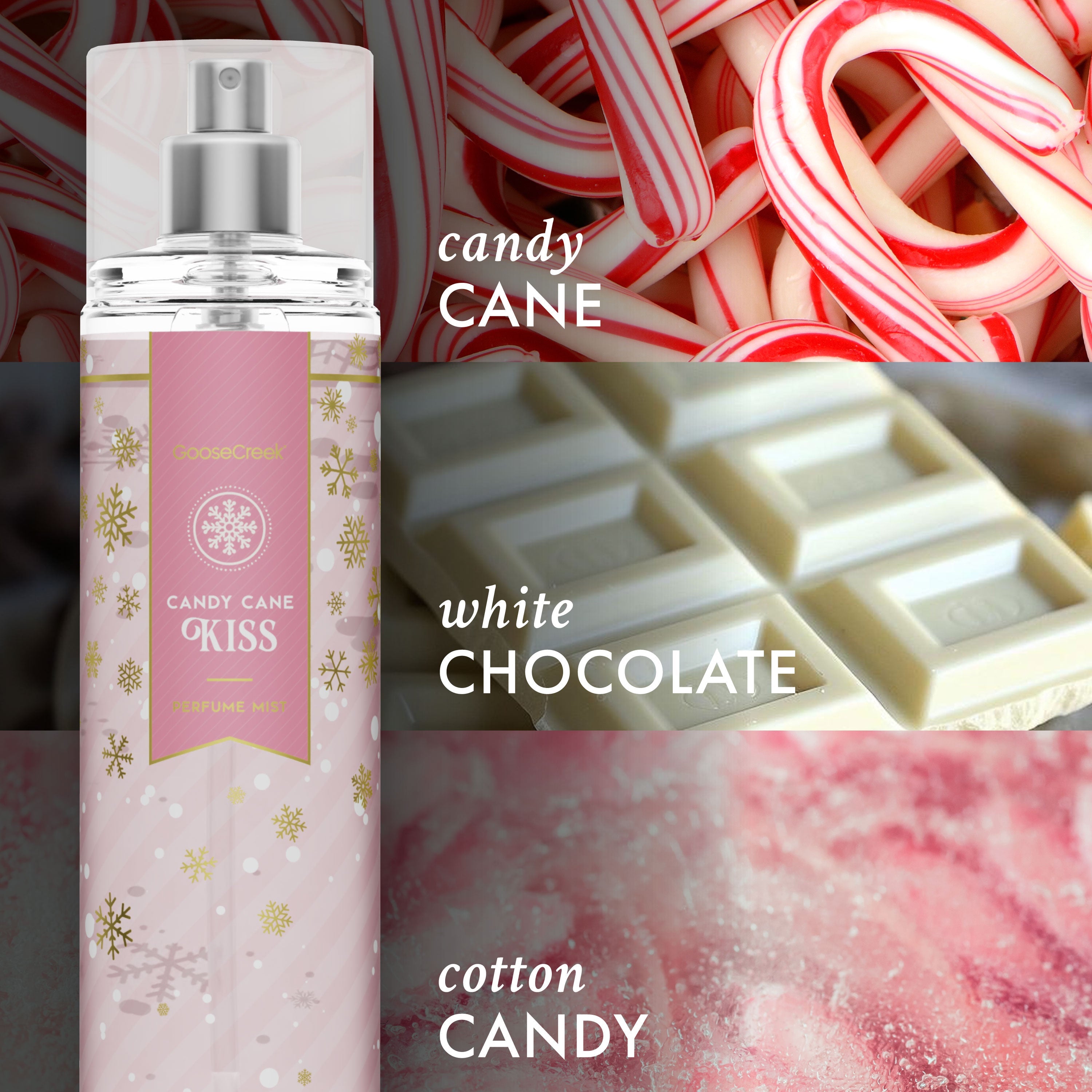 Candy Cane Kiss Body Mist – Goose Creek Candle