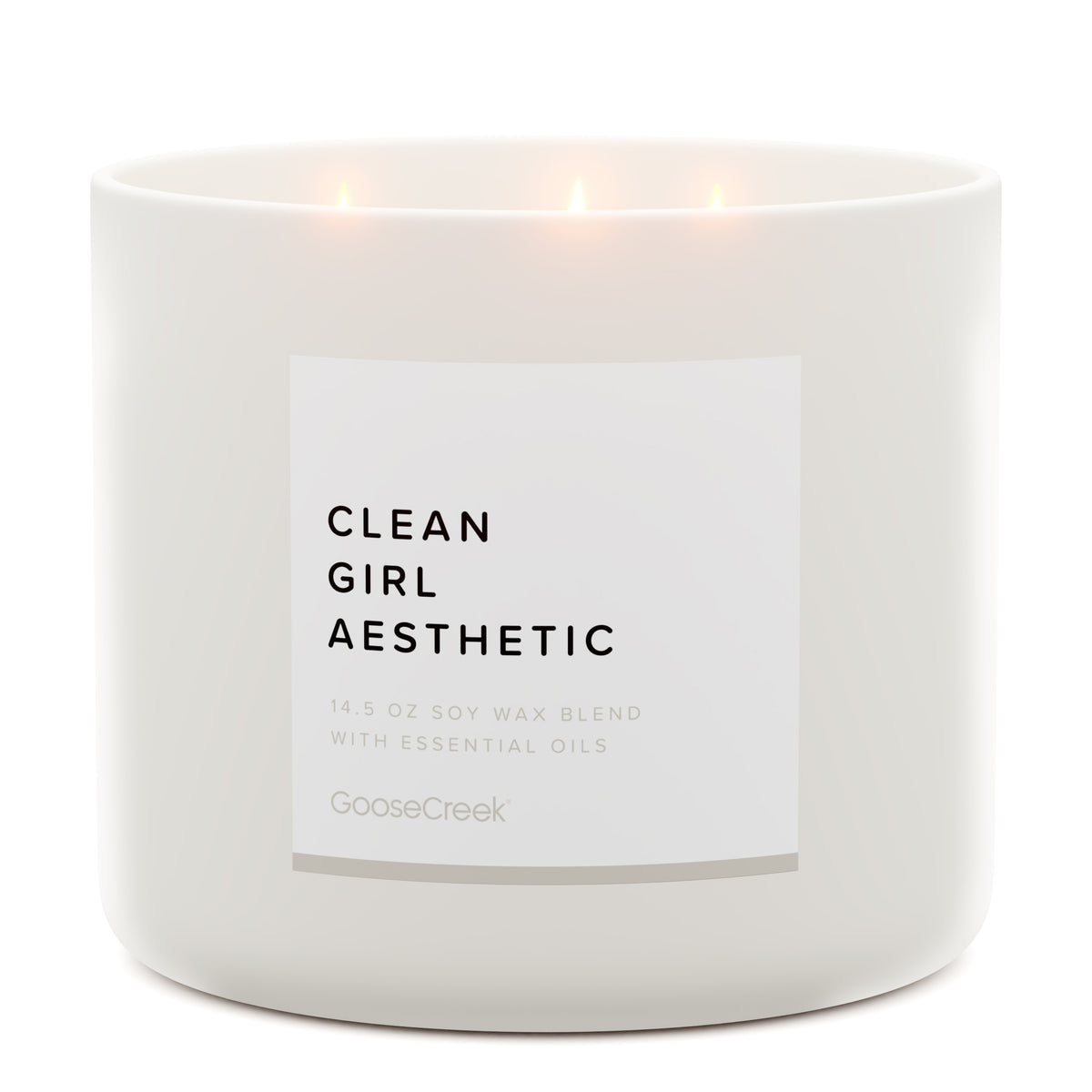 Clean Girl Aesthetic 3-Wick Candle – Goose Creek Candle