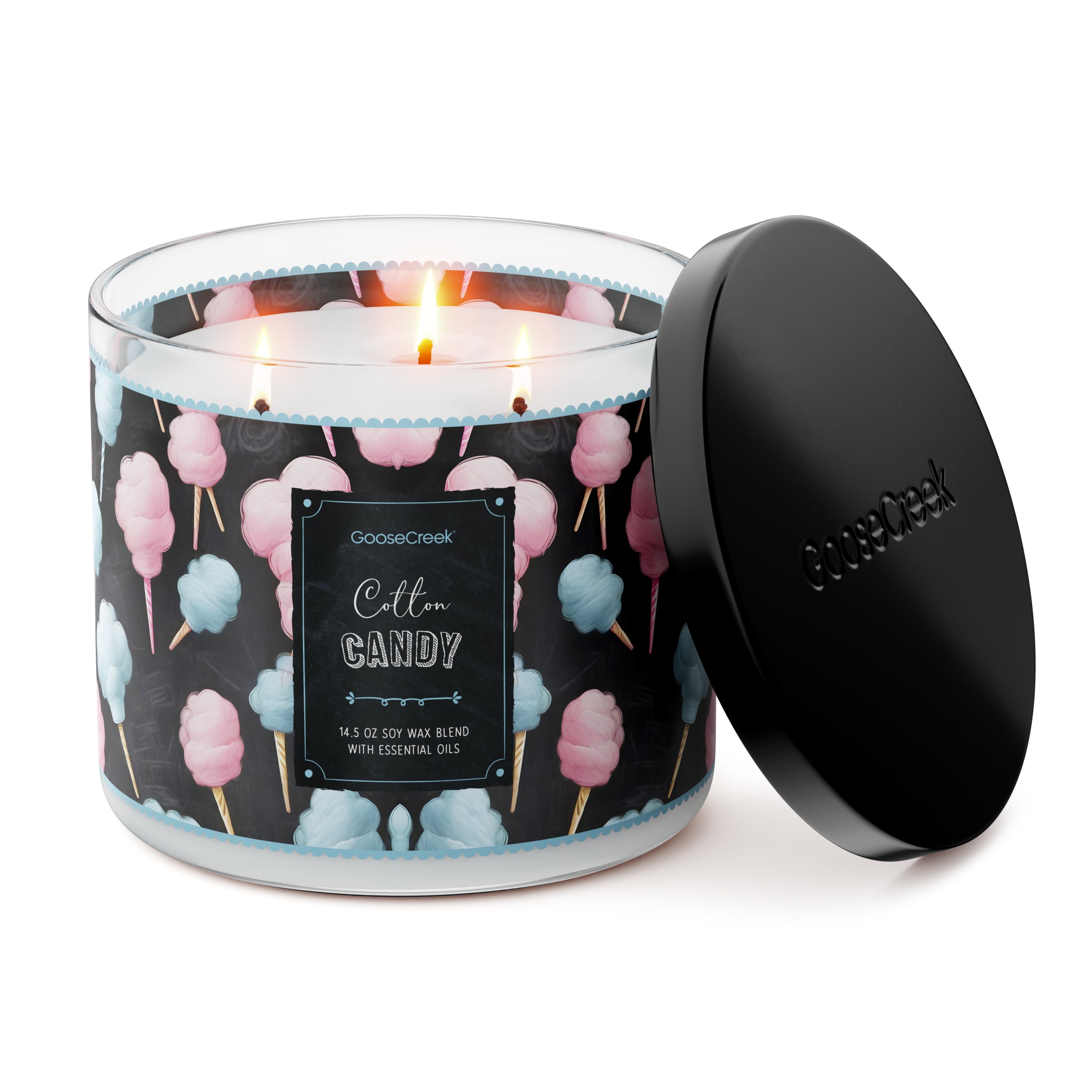 Indulge in the Sweet Delight of Cotton Candy with Our Large 3-Wick ...