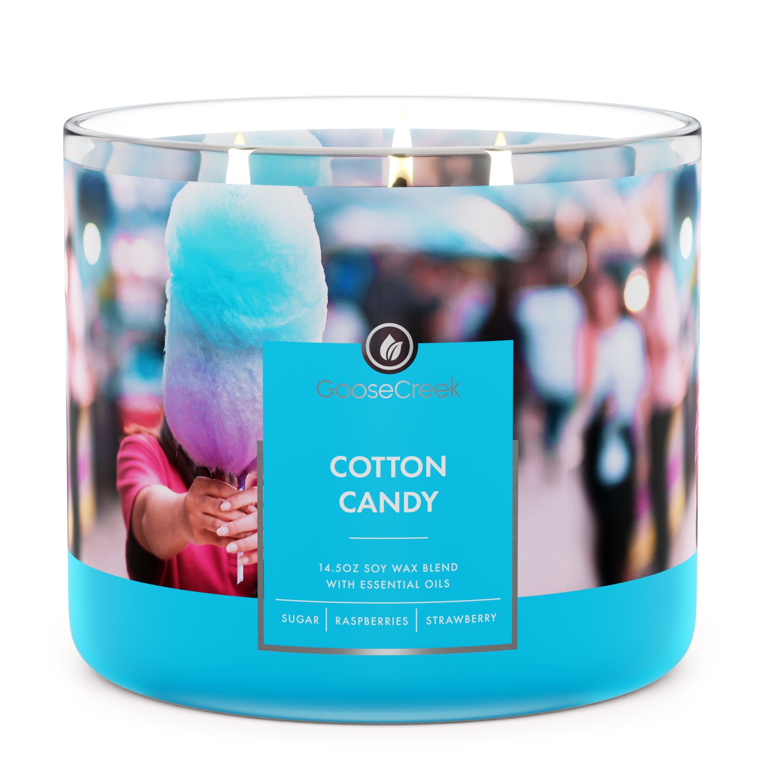 Indulge in the Sweet Delight of Cotton Candy with Our Large 3-Wick ...