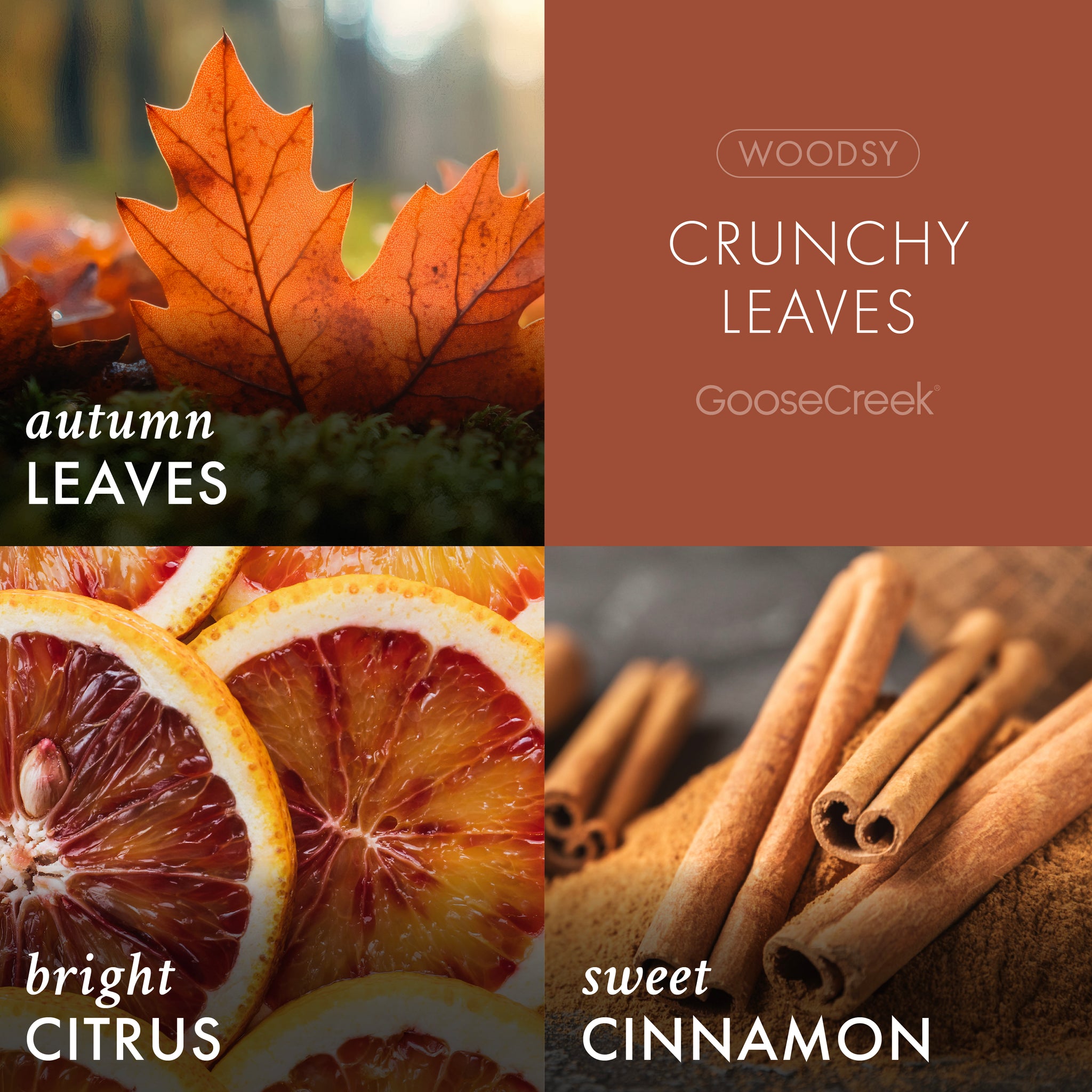 Crunchy Leaves Large 3-Wick Candle - Cozy Fall Scent for Your Home – Goose Creek Candle