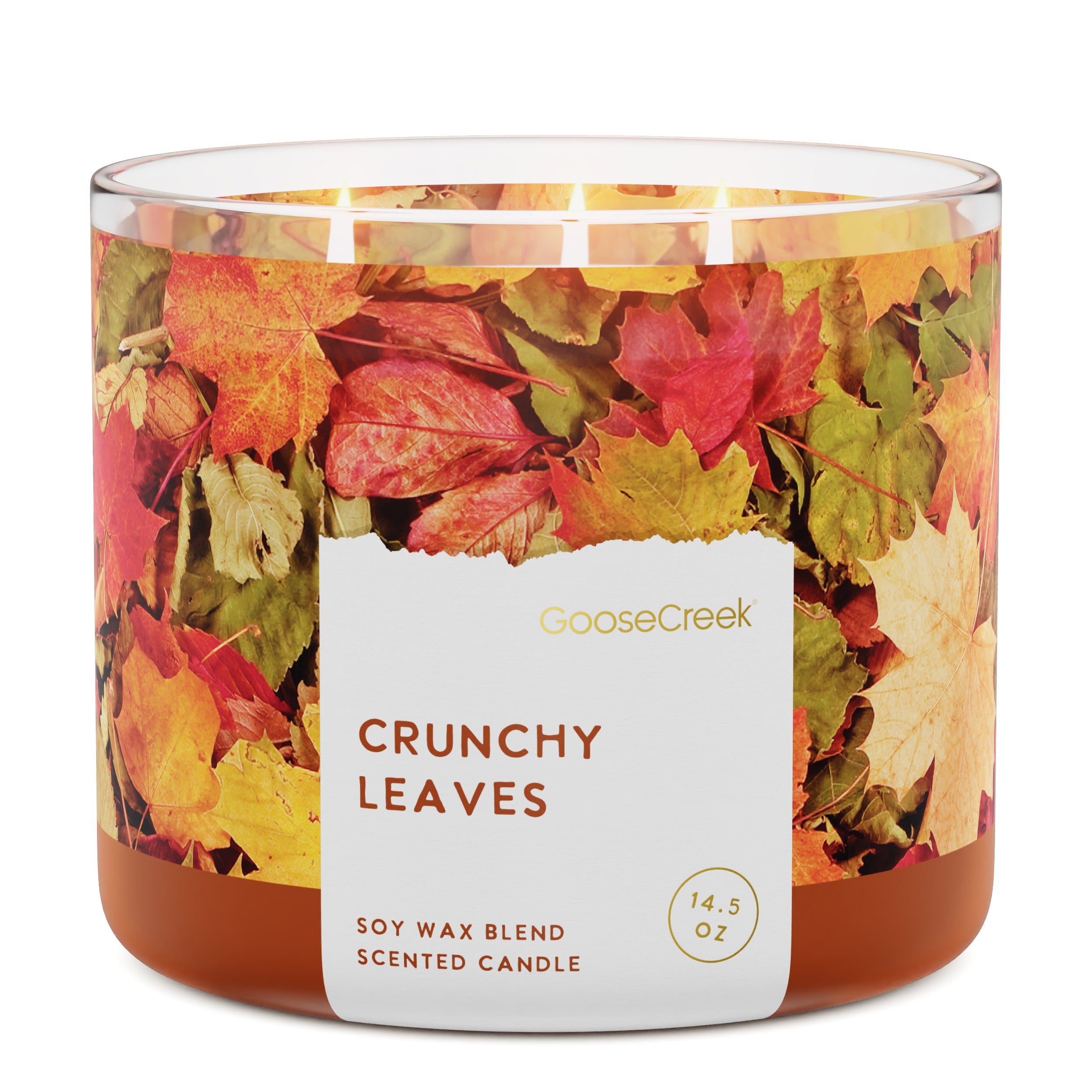 Crunchy Leaves Large 3-Wick Candle - Cozy Fall Scent for Your Home – Goose Creek Candle