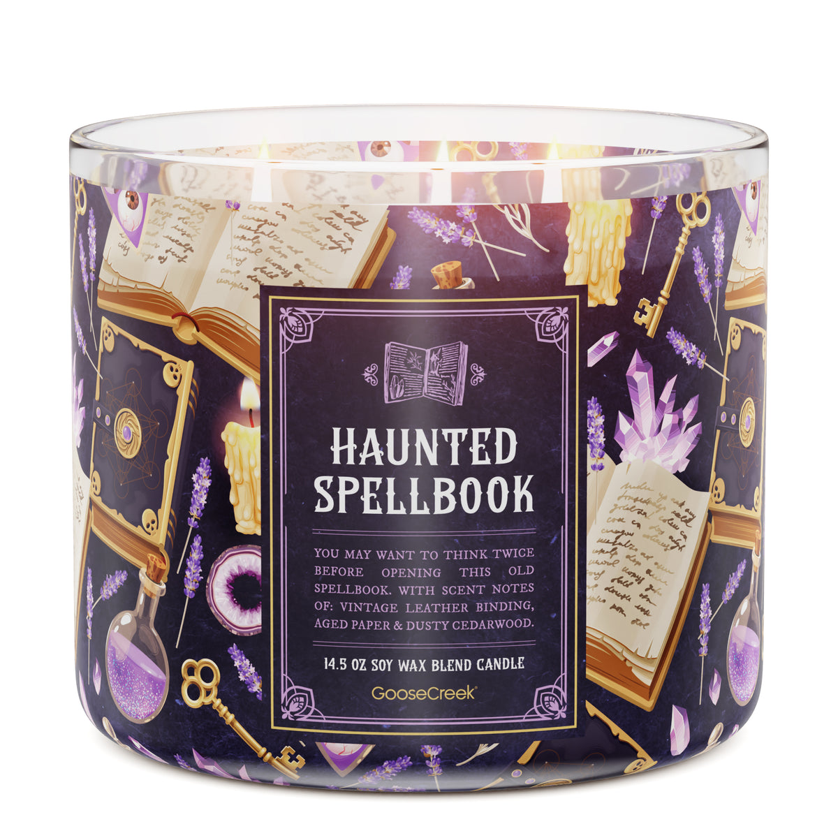 Haunted Spellbook 3-Wick Candle – Goose Creek Candle