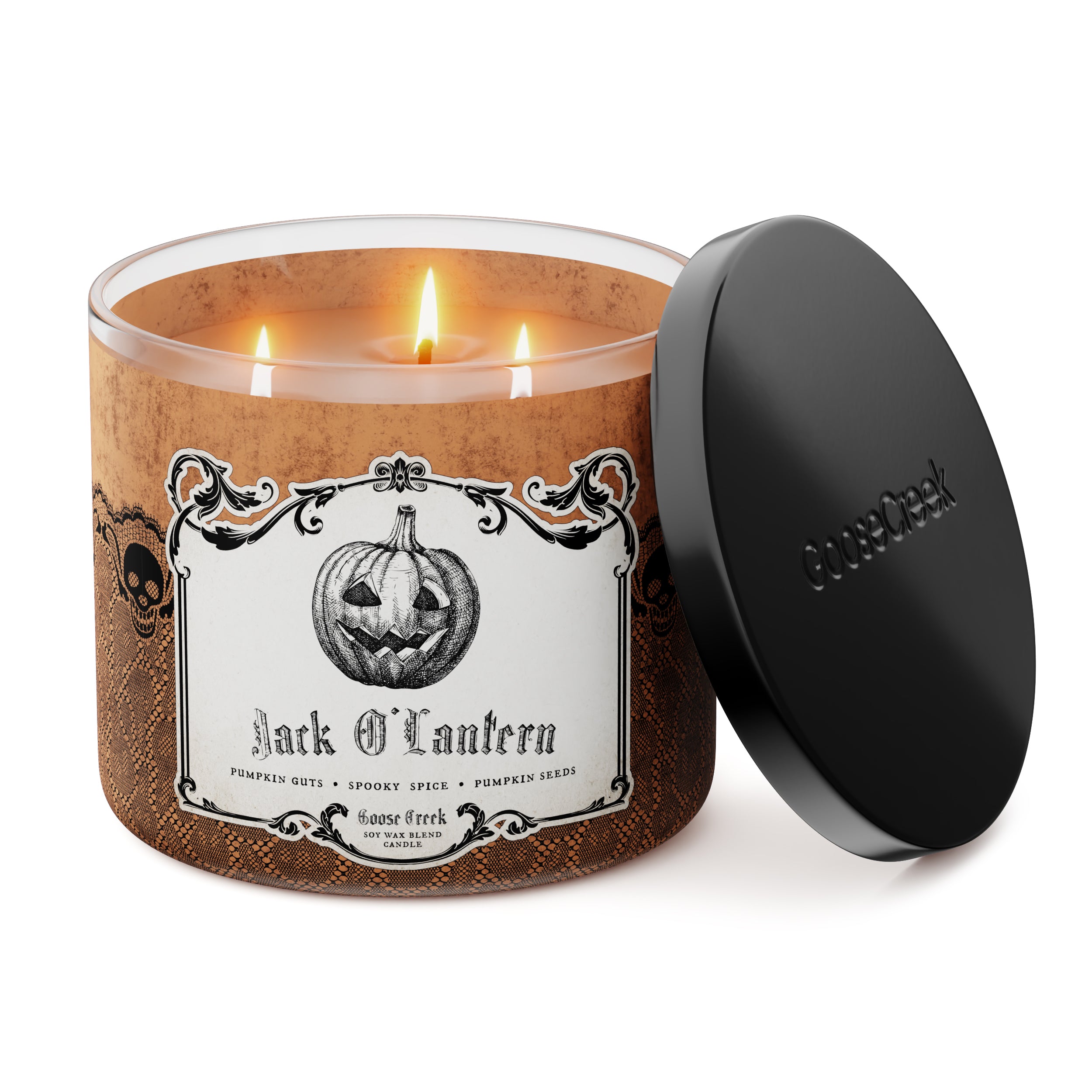 Jack-O-Lantern 3-Wick Candle - Enchanting Home Fragrance – Goose Creek Candle