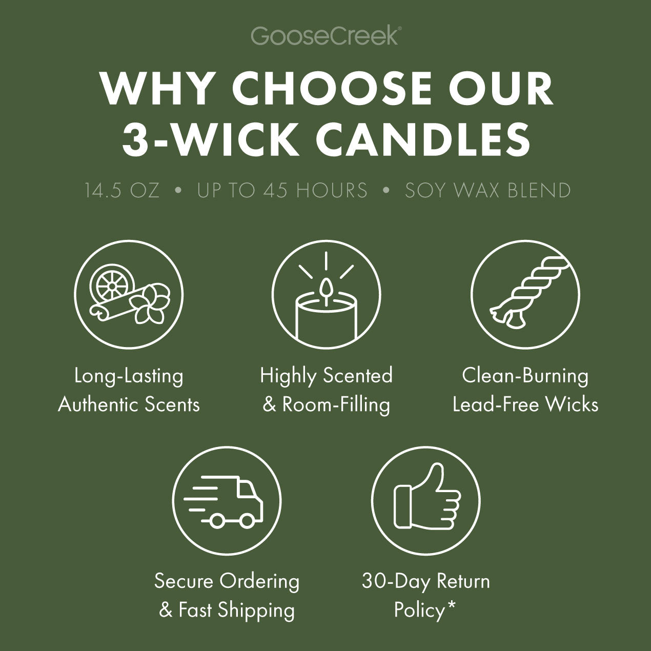 Jungle Palm Trees 3-Wick Candle - – Goose Creek Candle