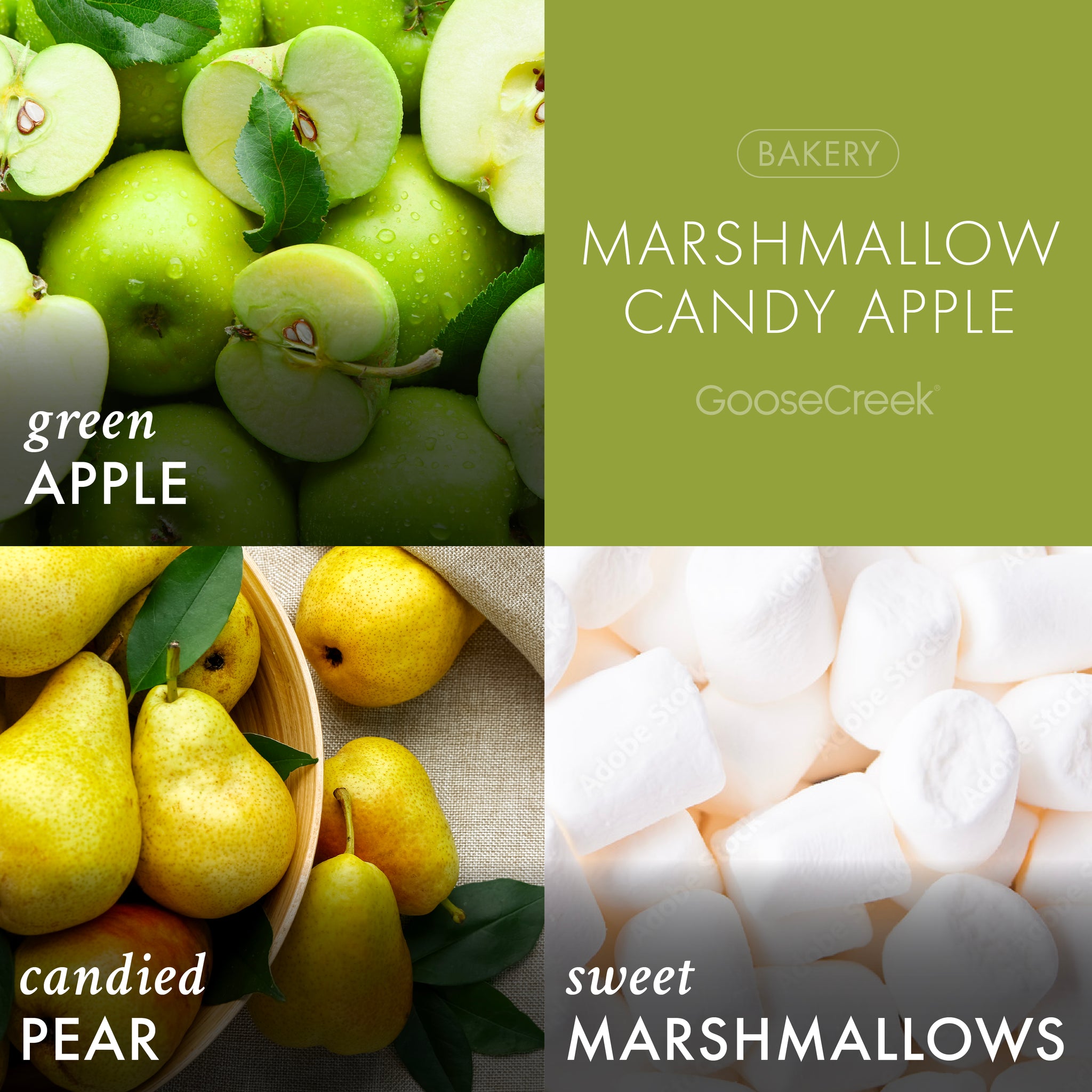 Marshmallow Candy Apple 3-Wick Candle – Goose Creek Candle