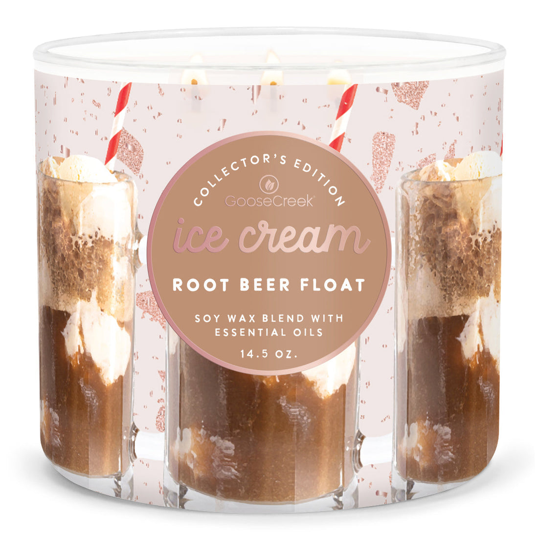 Root Beer Float Ice Cream: Sweet and Creamy 3-Wick Candle – Goose Creek ...