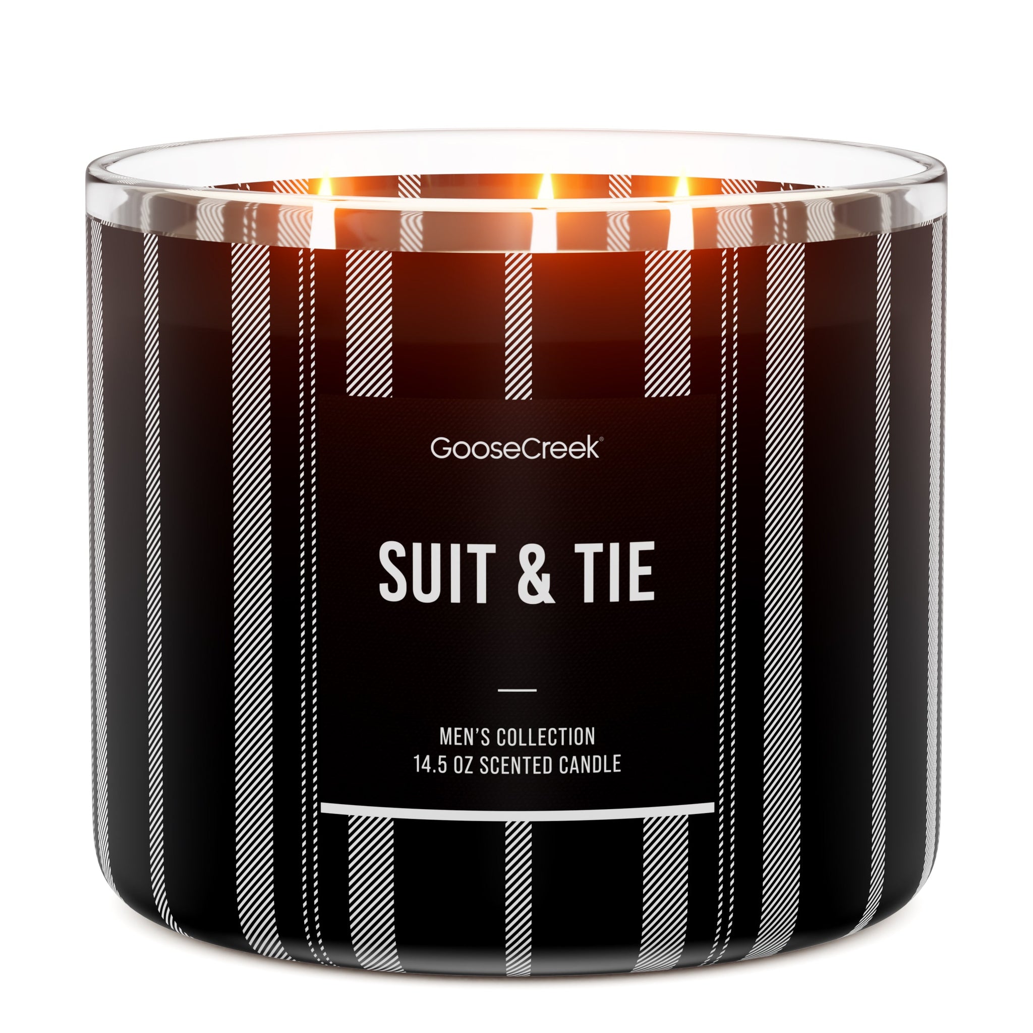 Sophisticated Suit & Tie Candle for Men | Masculine Scented 3-Wick ...