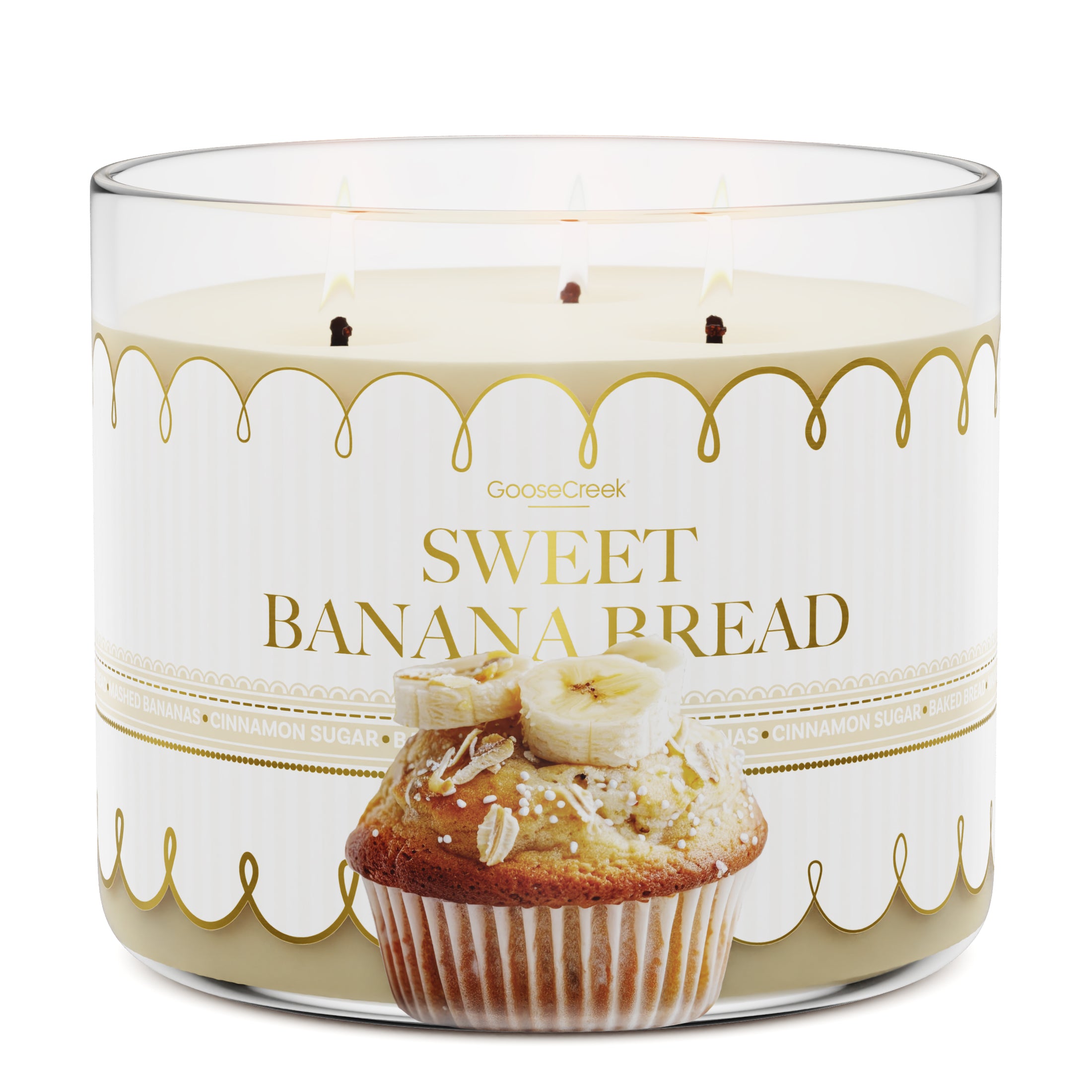 Deliciously Scented Banana Bread Candle - Premium Soy Wax Aroma – Goose ...