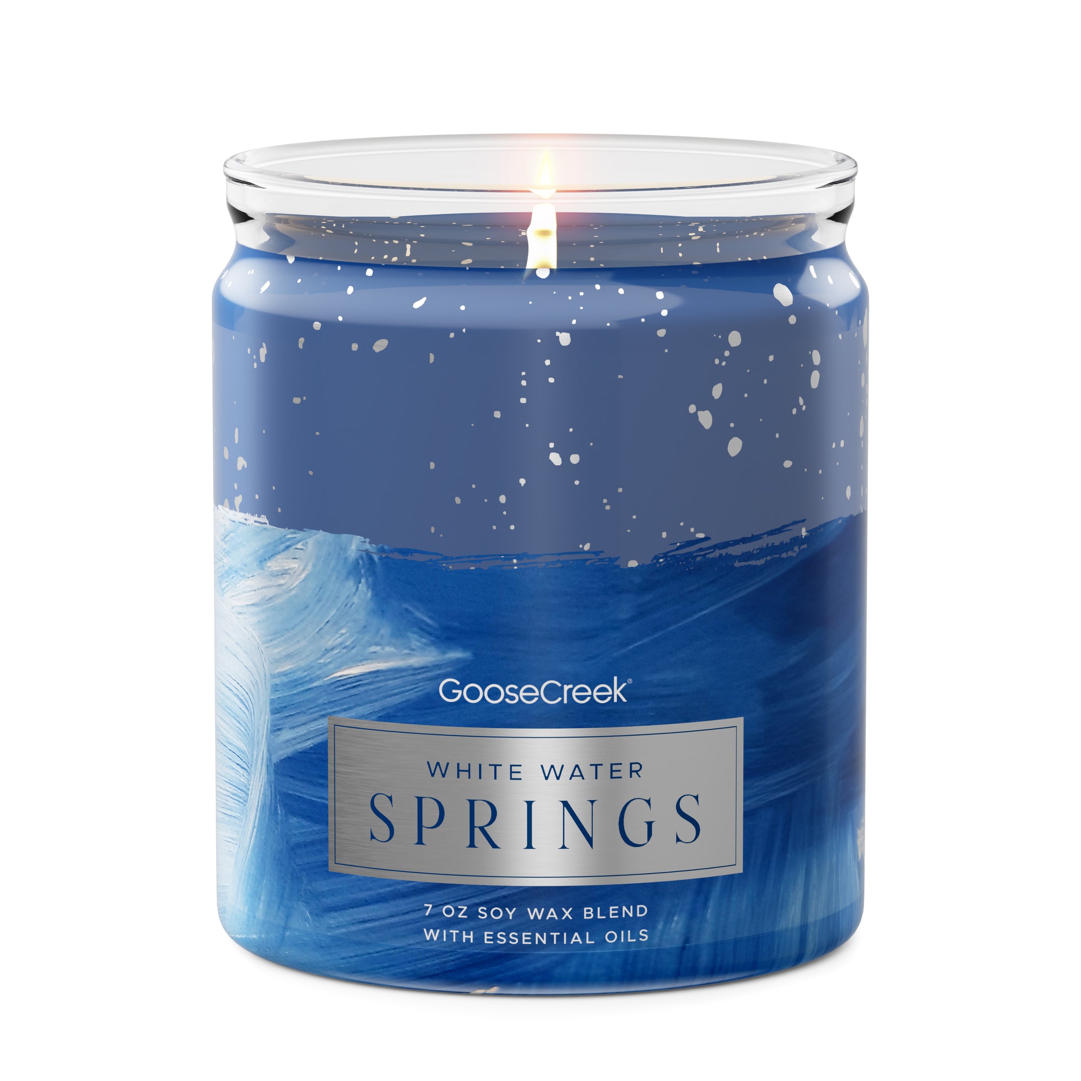 White Water Springs 7oz Single Wick Candle | 45-Hour Burn Time ...